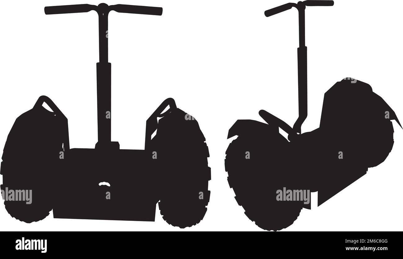 Two Wheeler Personal Transporter Vector Stock Vector Image & Art - Alamy