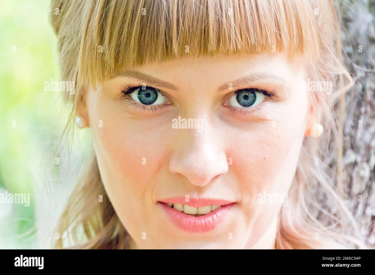 Beautiful blond active woman hi-res stock photography and images - Alamy