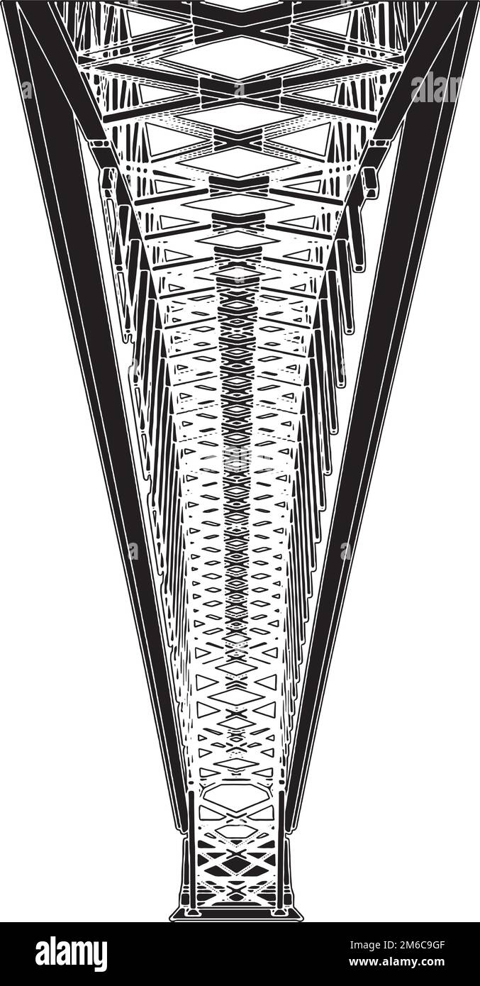 Arch Bridge Vector Stock Vector Image & Art - Alamy