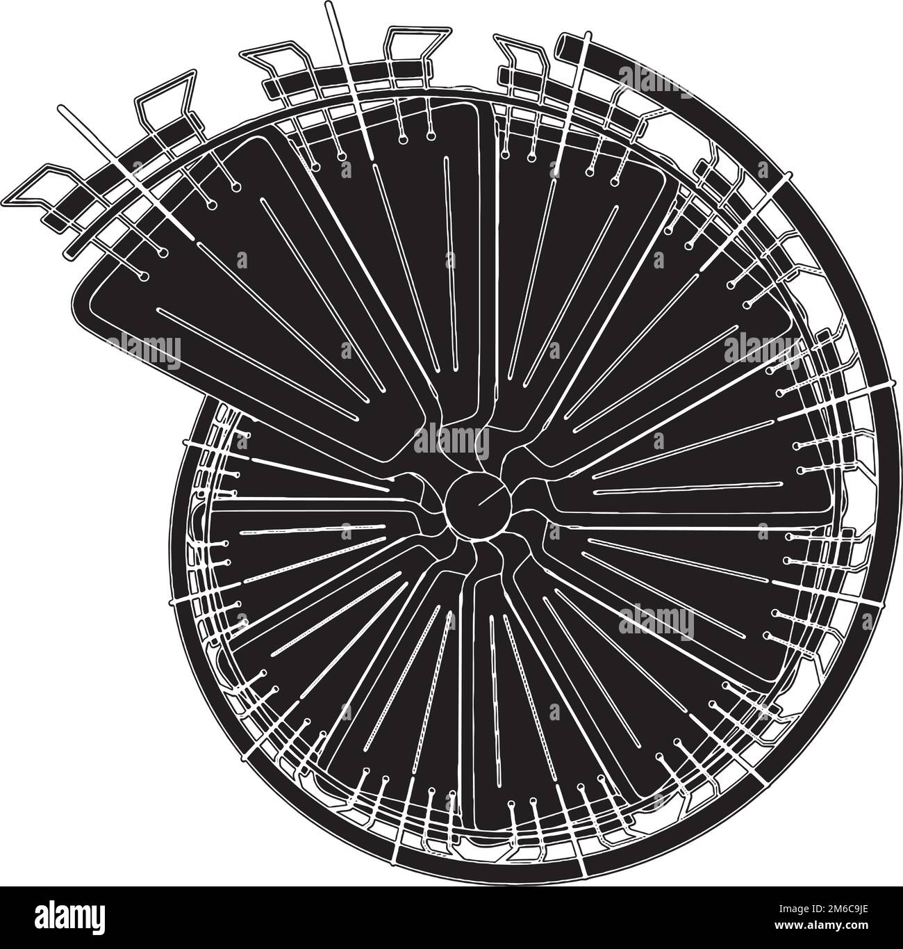 Spiral Staircase Vector Stock Vector Image & Art - Alamy