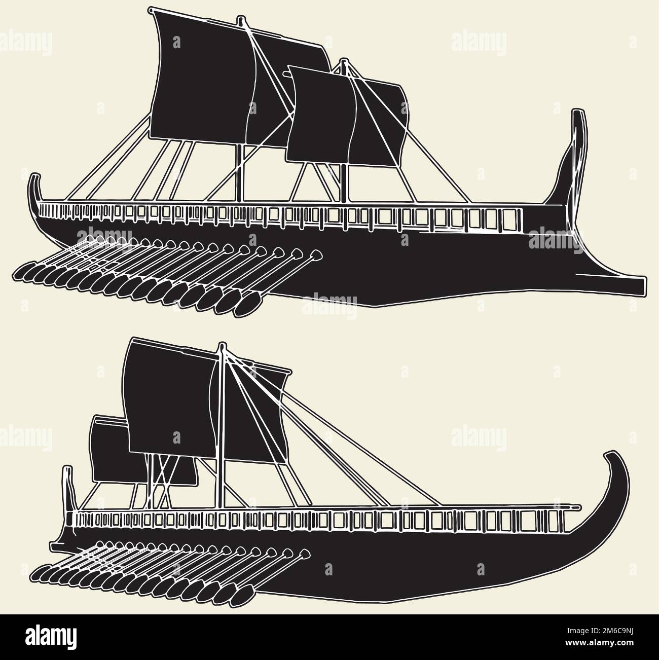 The Ancient Viking Ship Vector Stock Vector Image & Art - Alamy