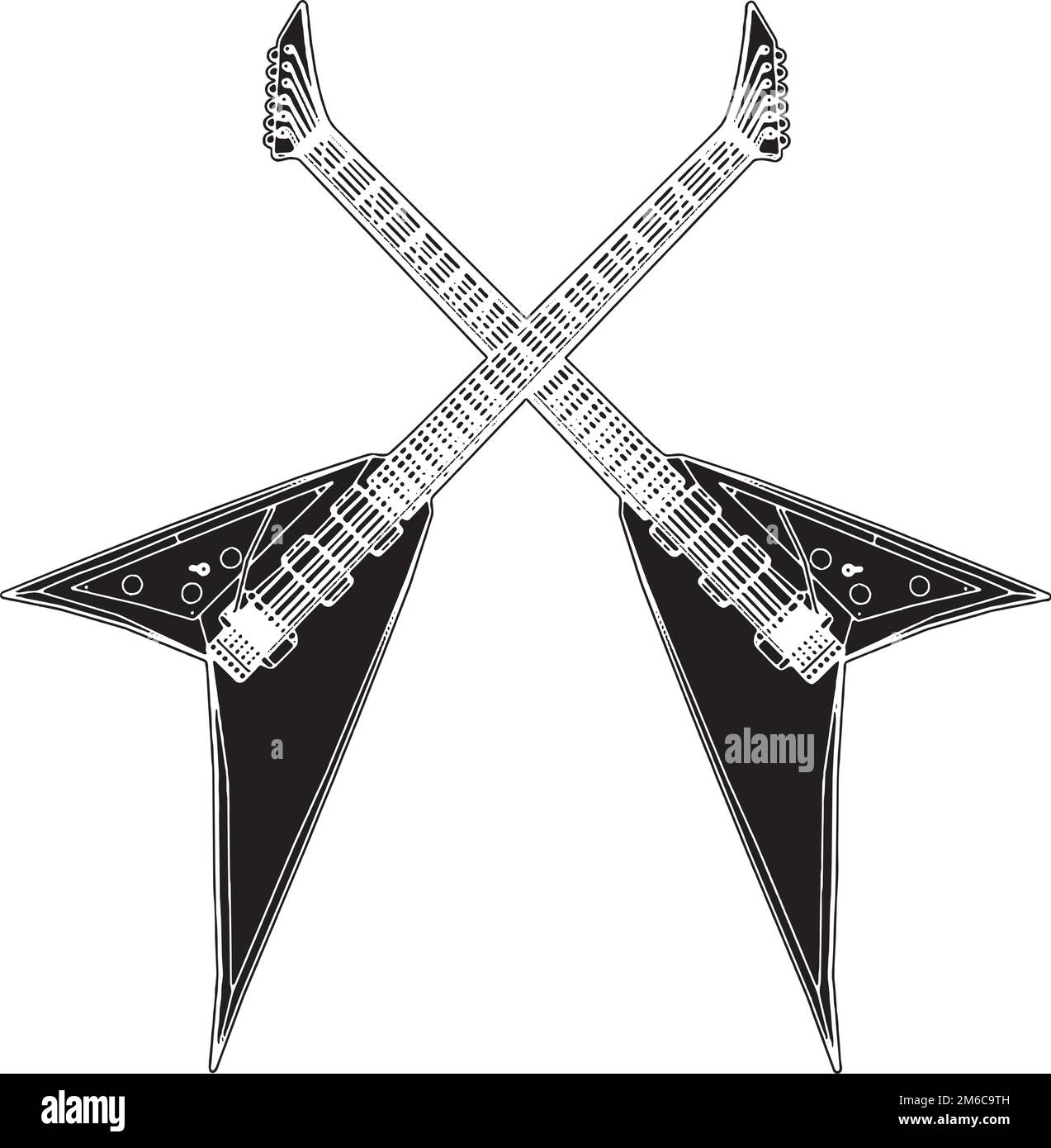 Electric Guitar Vector Stock Vector Image & Art - Alamy