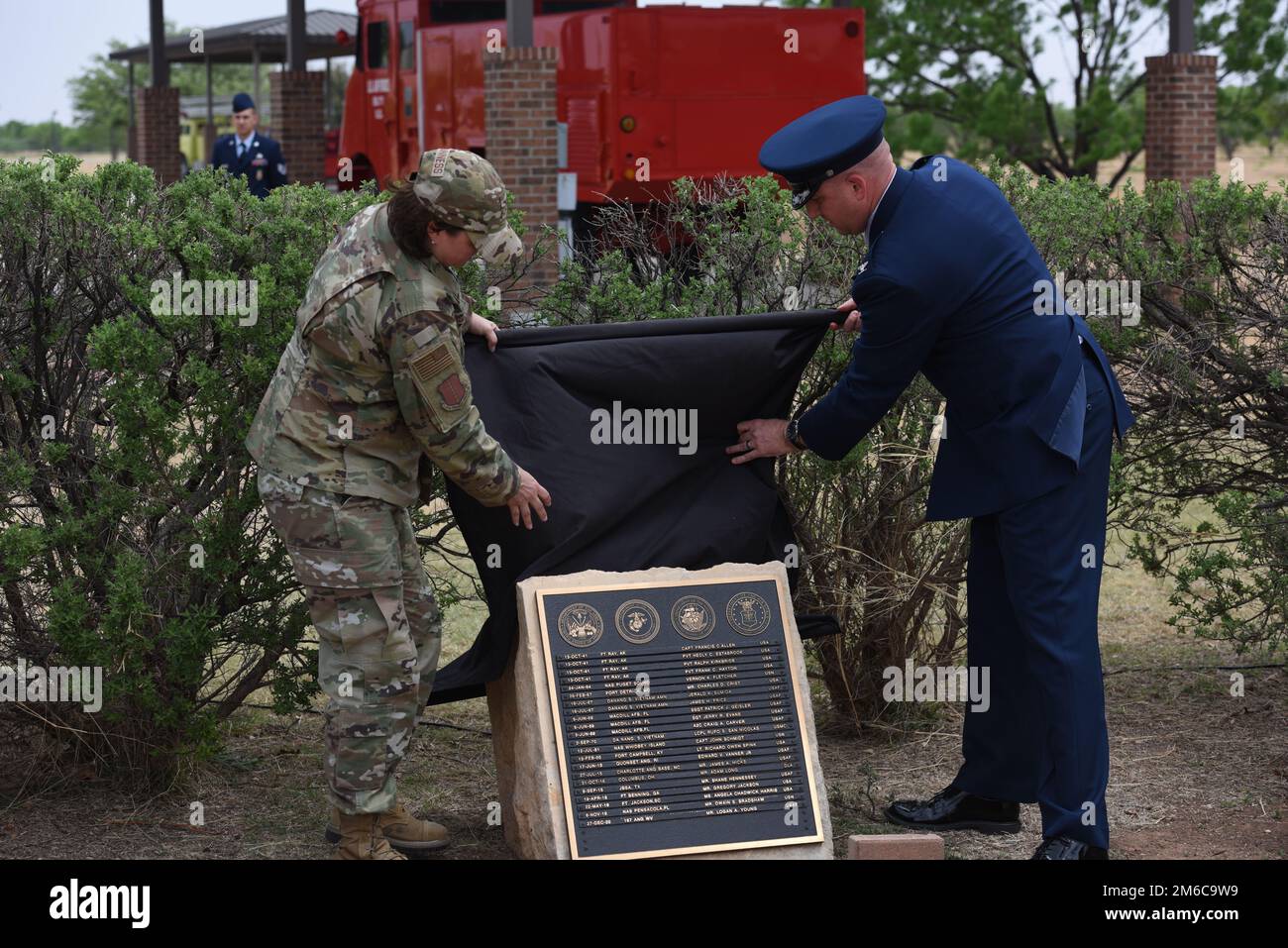 U.S. Air Force Col. Angelina McGuinness, 17th Training Group commander ...