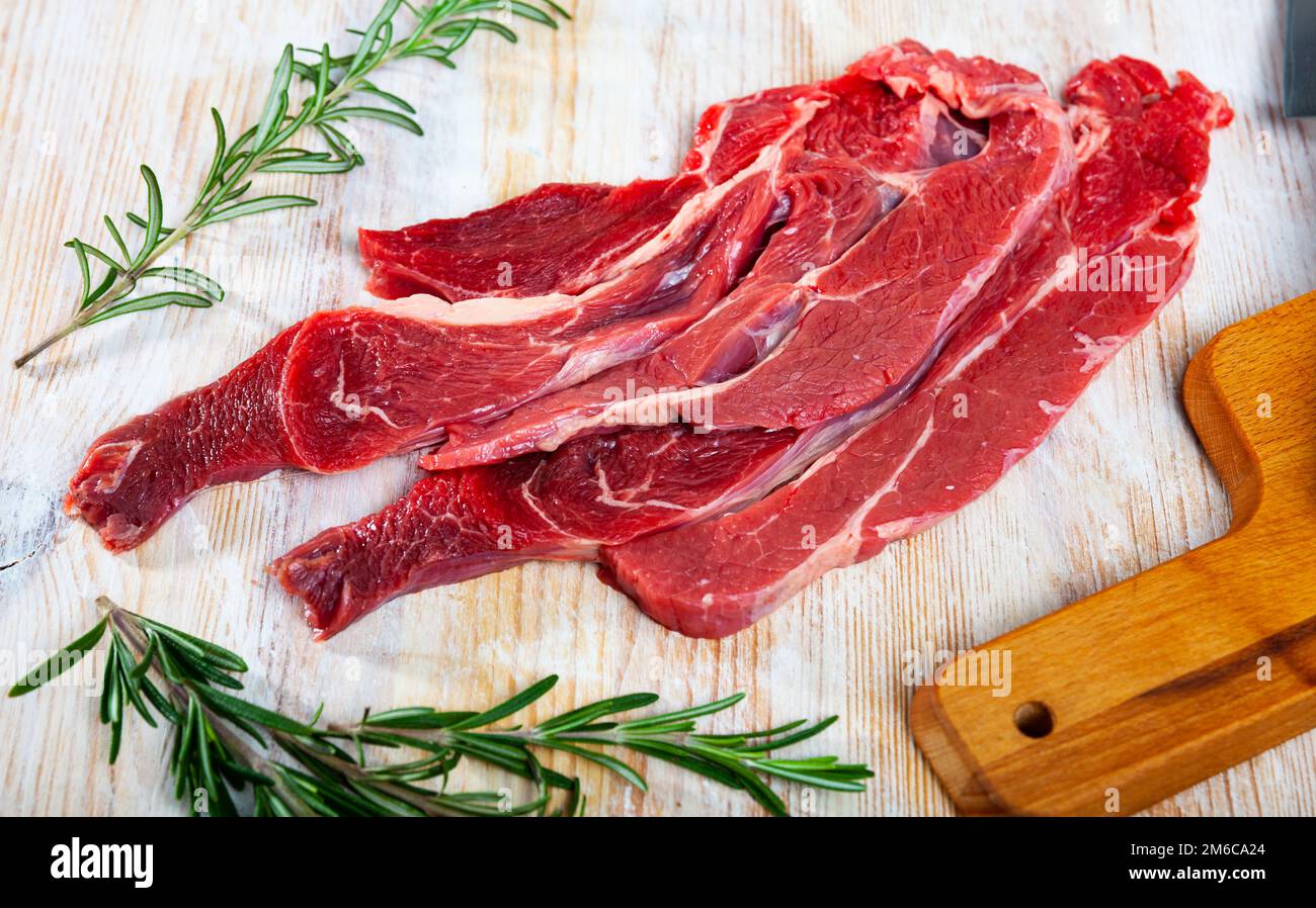 Raw beef fillets Stock Photo - Alamy