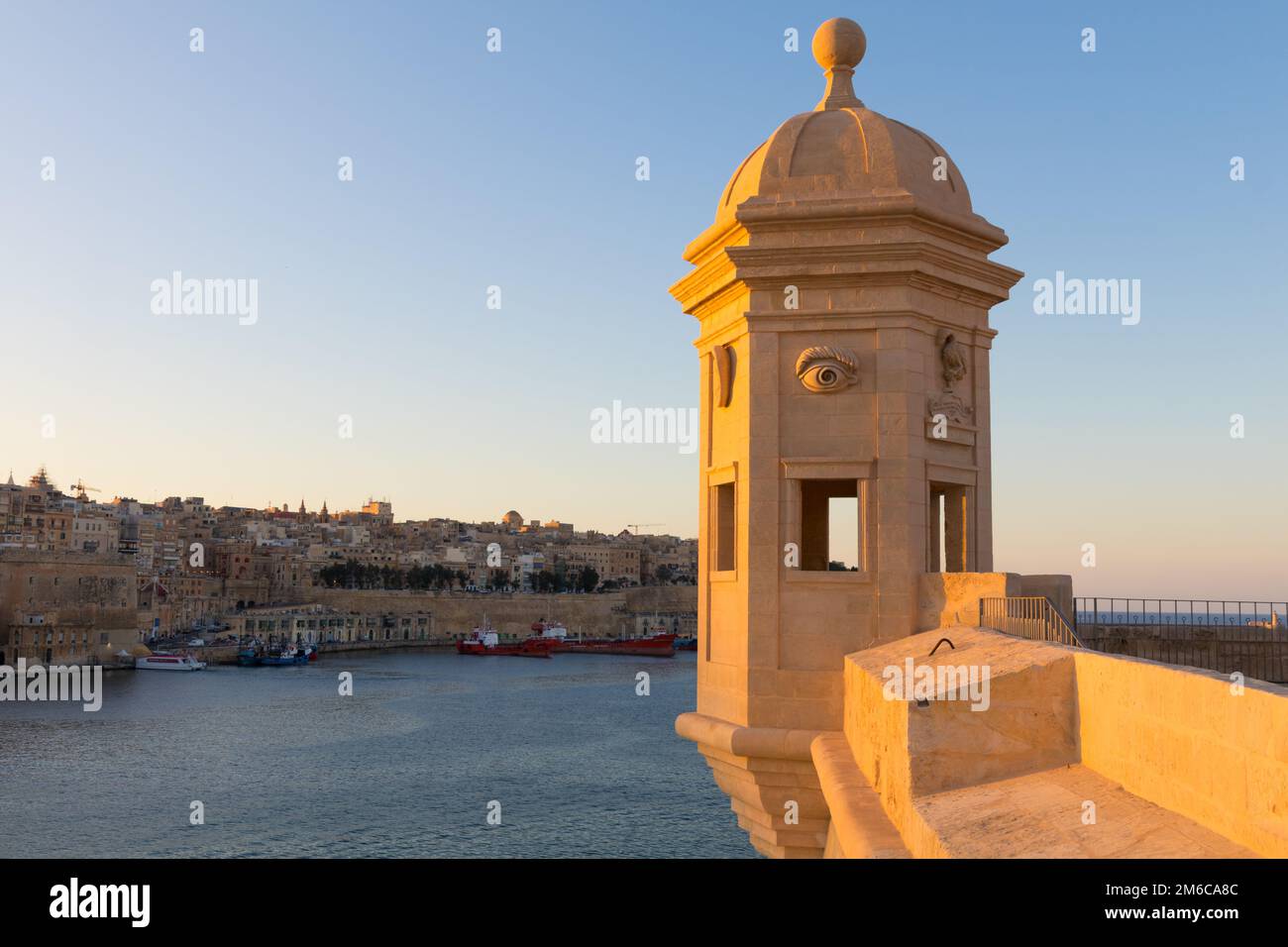 Gardjola Gardens Senglea Stock Photo - Alamy