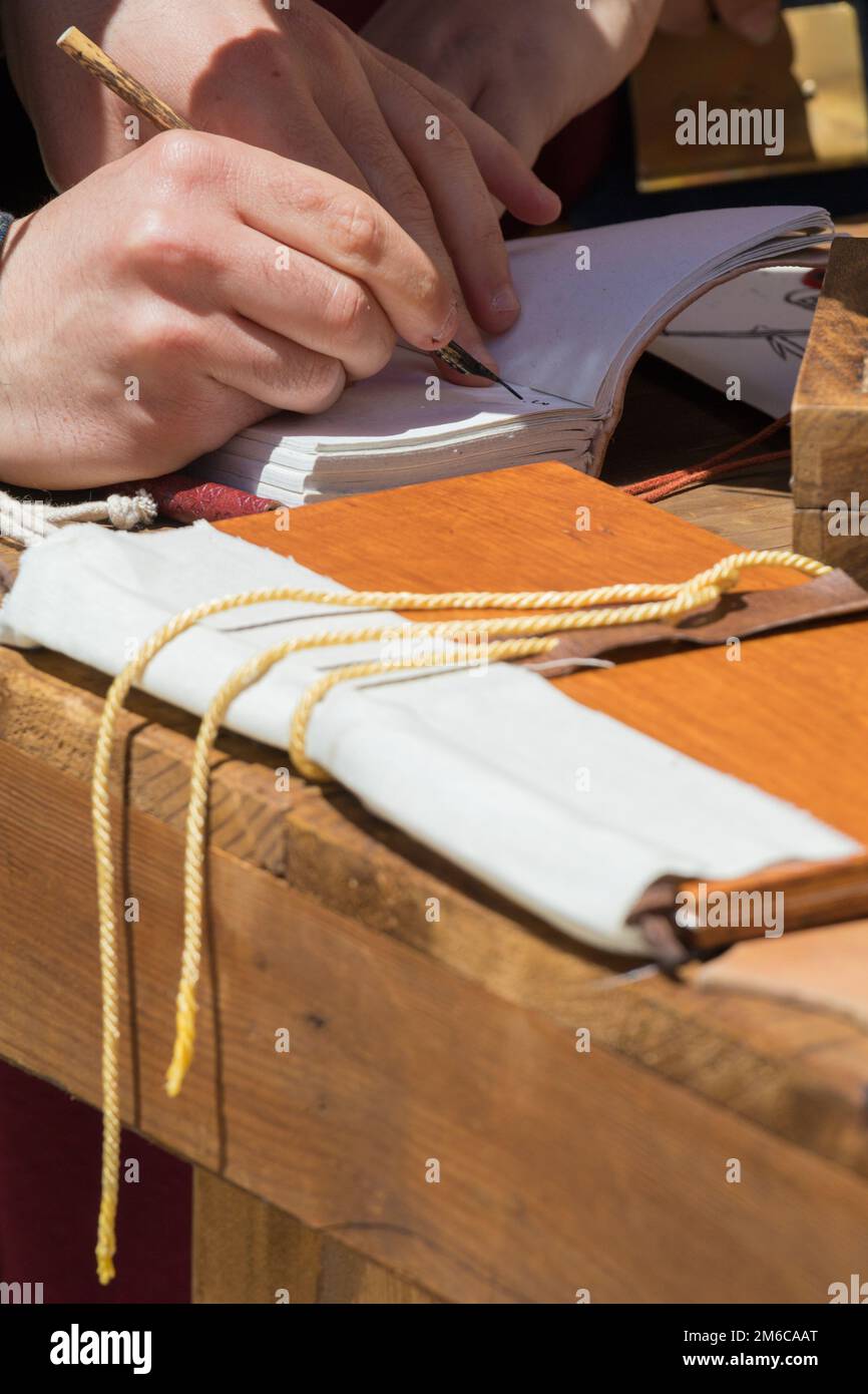 Handwritten implements hi-res stock photography and images - Alamy