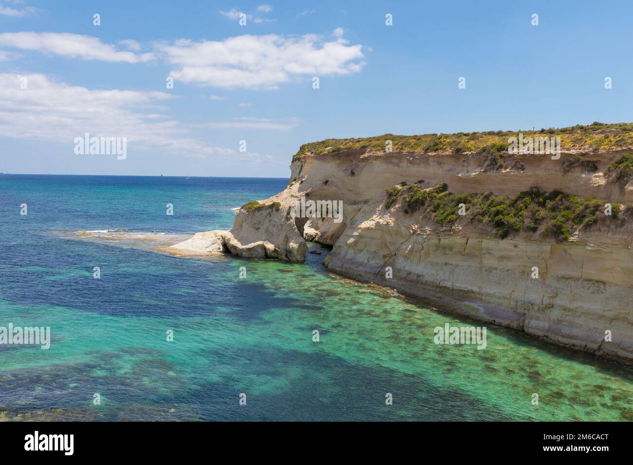 Stone arch Munxar Path Marsaskala Malta Stock Photo - Alamy