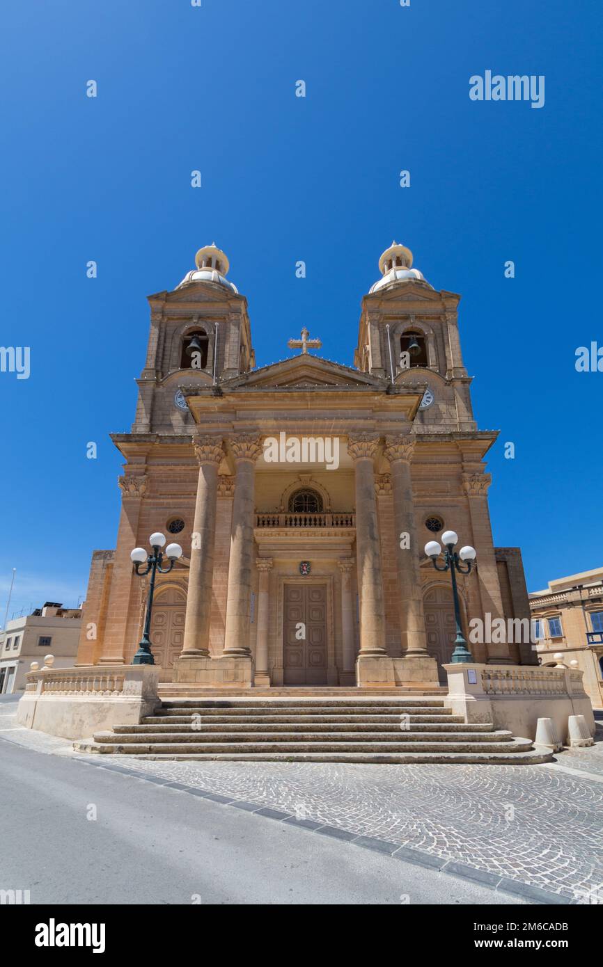 St Marys Parish Church Dingli Stock Photo - Alamy