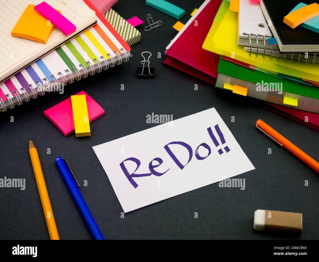 Somebody Left the Message on Your Working Desk; ReDo Stock Photo - Alamy