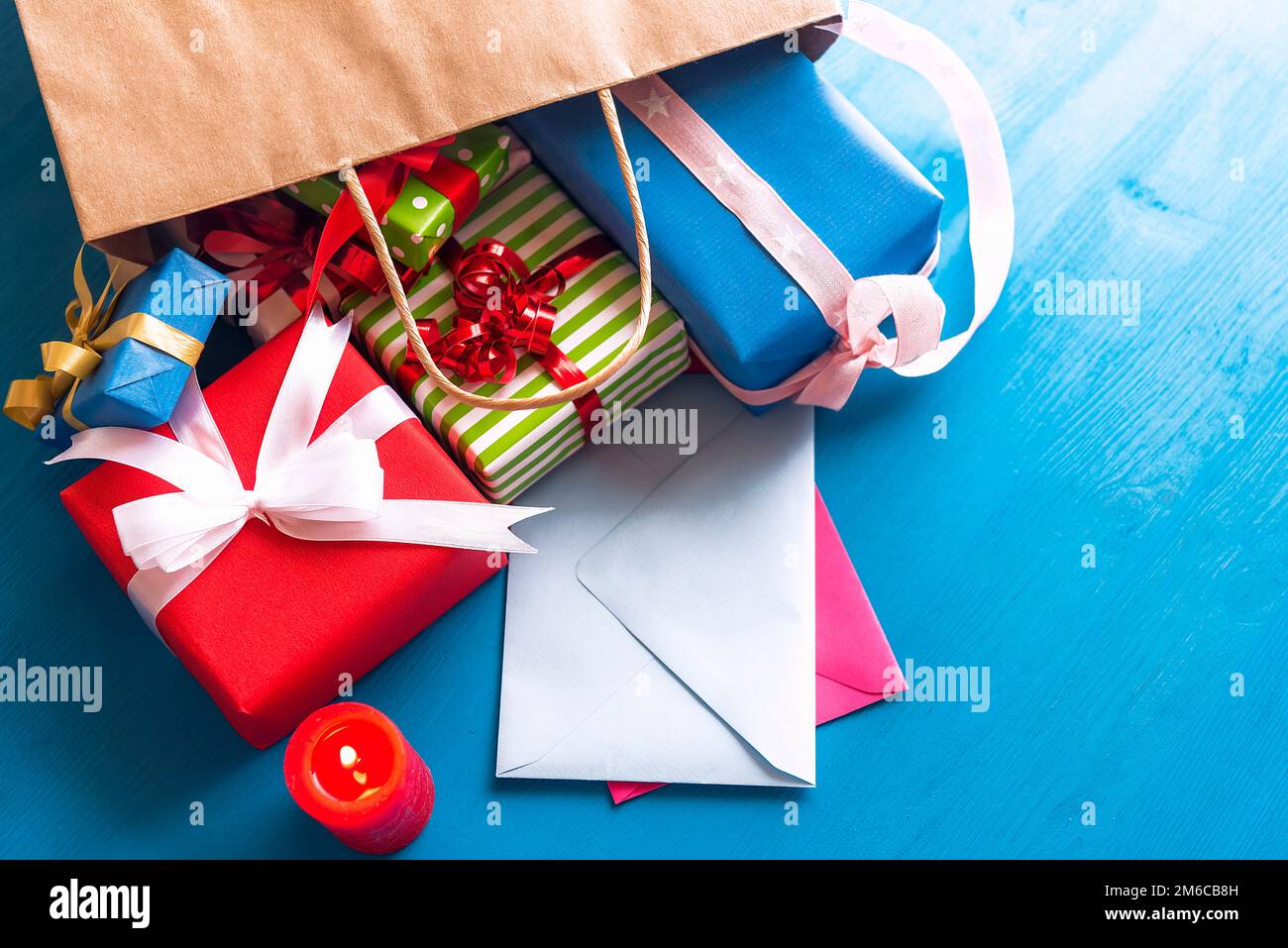 Box full of gifts hi-res stock photography and images - Alamy