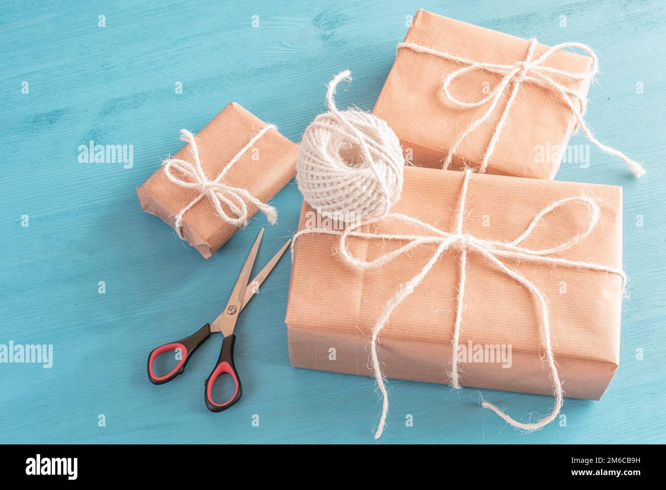 Self wrapping gift boxes hi-res stock photography and images - Alamy
