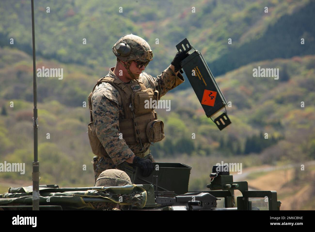 U.S. Marines assigned to 3d Battalion, 12th Marines, 3d Marine Division ...