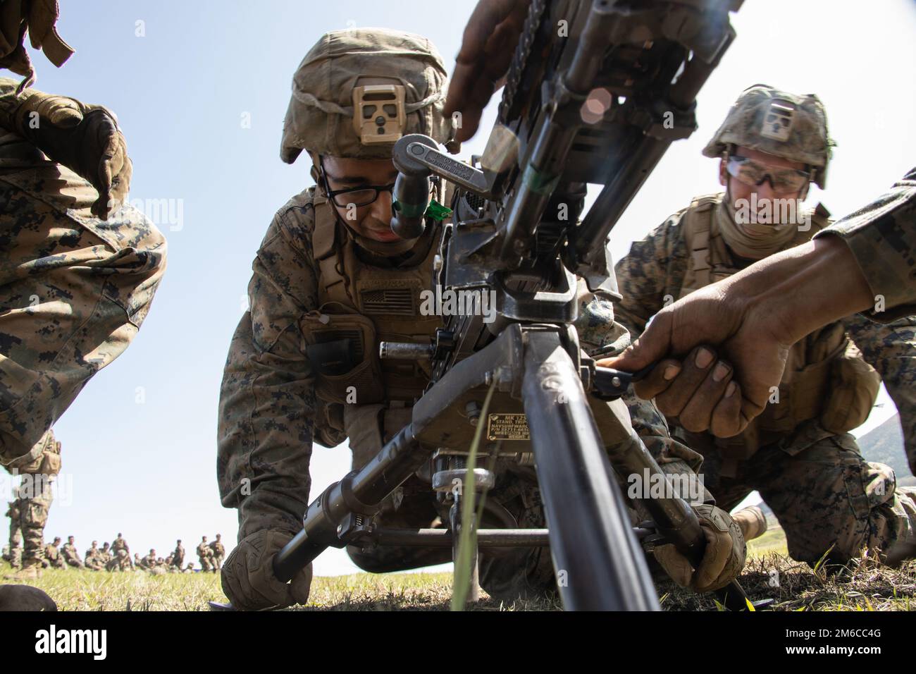 U.S. Marines assigned to 3d Battalion, 12th Marines, 3d Marine Division ...