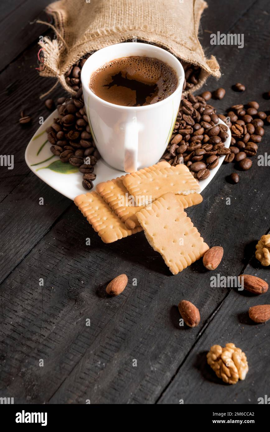 Relaxing coffee biscuits hi-res stock photography and images - Alamy