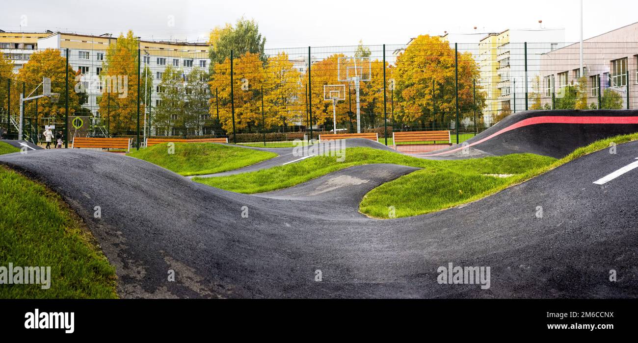 Pump track cycle hi-res stock photography and images - Alamy