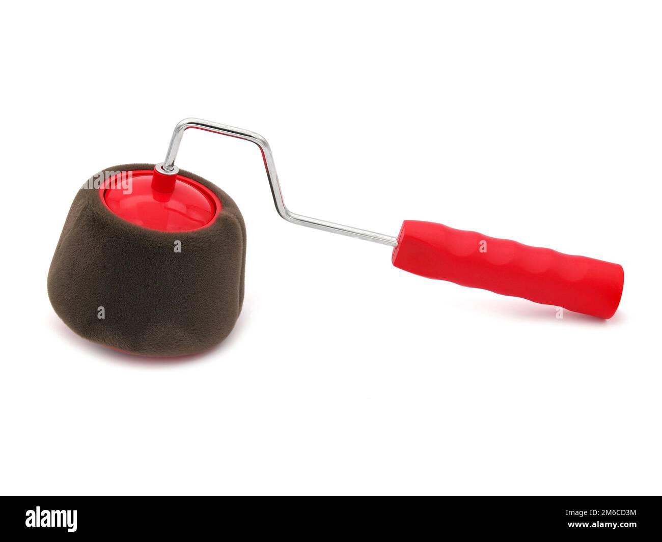 Paint edger roller with reservoir isolated on white Stock Photo - Alamy