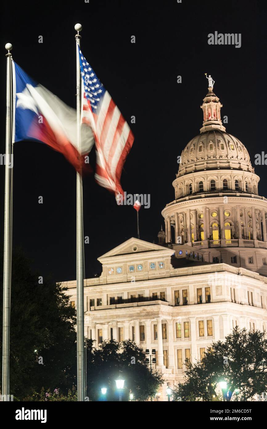 Austin, texas downtown night hi-res stock photography and images - Alamy