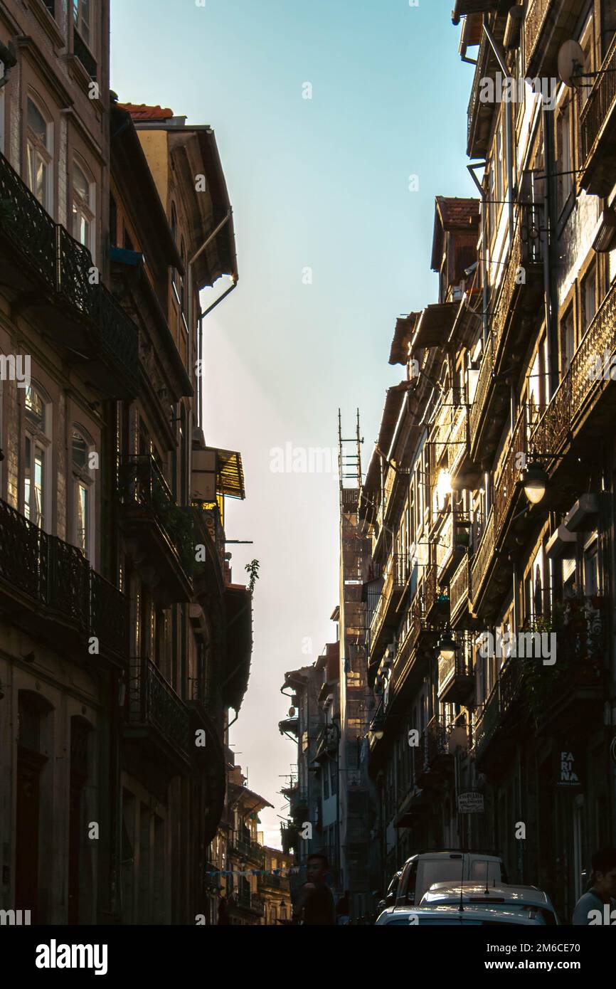 Narrow lane with stairs hi-res stock photography and images - Alamy