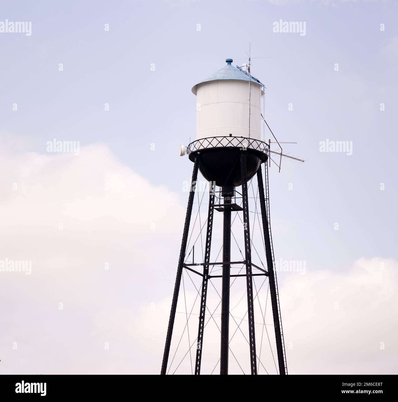 Rural County Water Tower City Infrastructure Public Utility Stock Photo ...