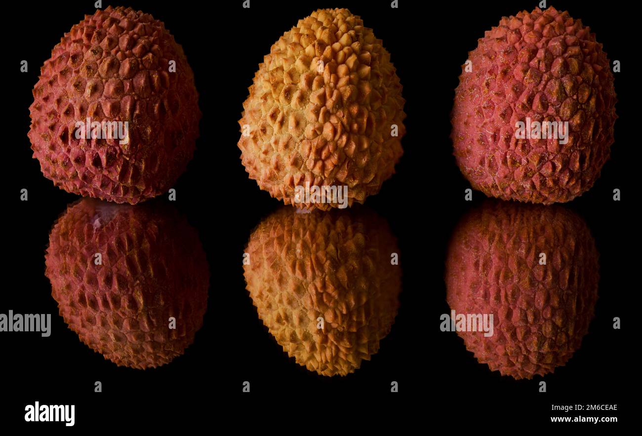 Three lychee hi-res stock photography and images - Alamy