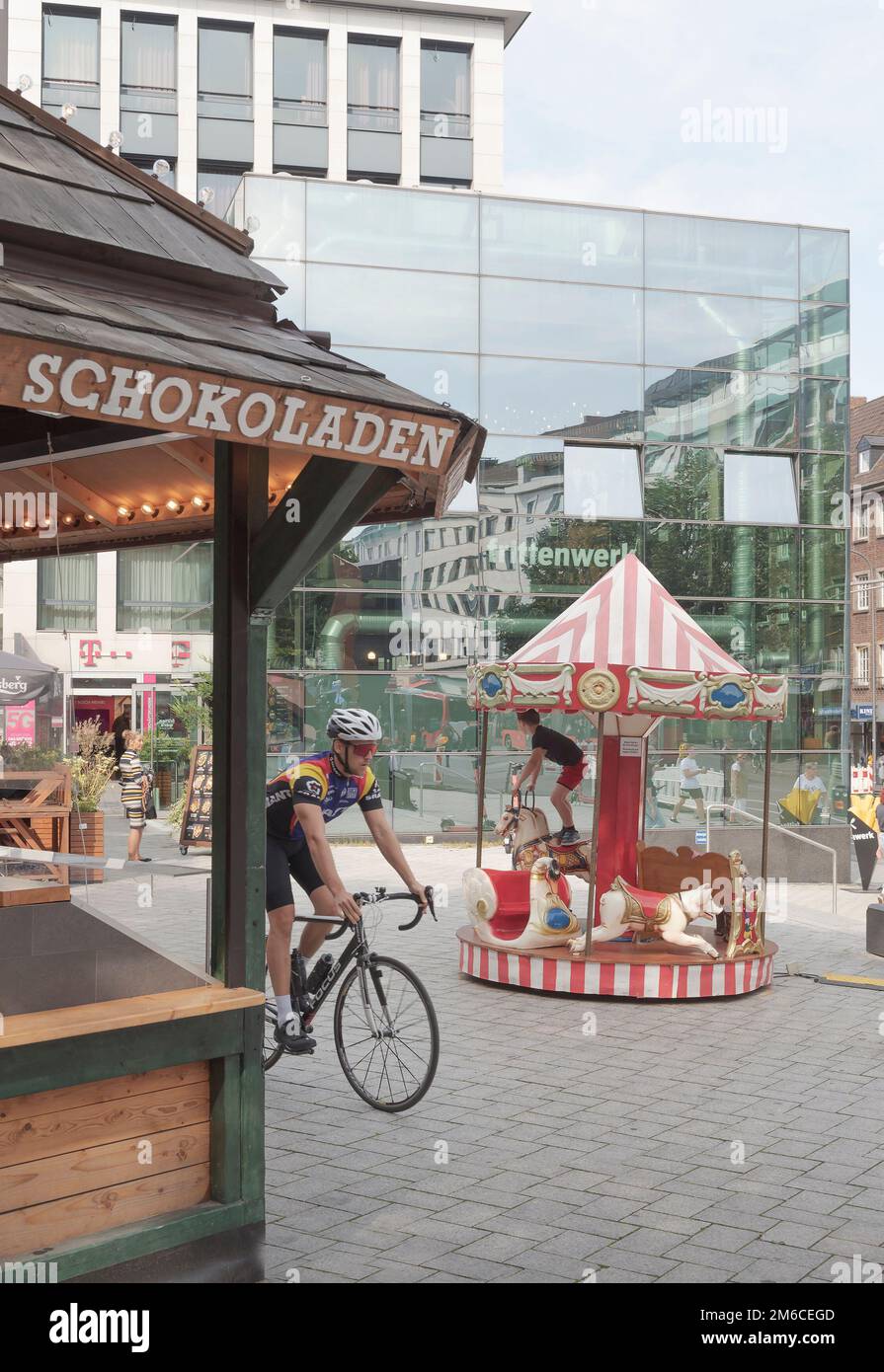 Aachen. Cologne - Germany 24-08-2021. Cityscape in August of the center ...