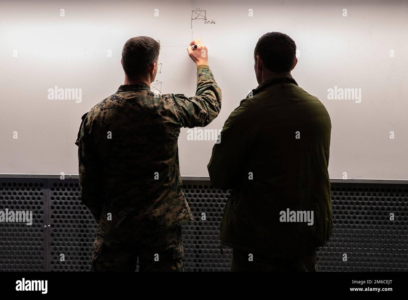 U.S. Marine Corps Maj. Walter Graves II, assigned to Battalion Landing ...
