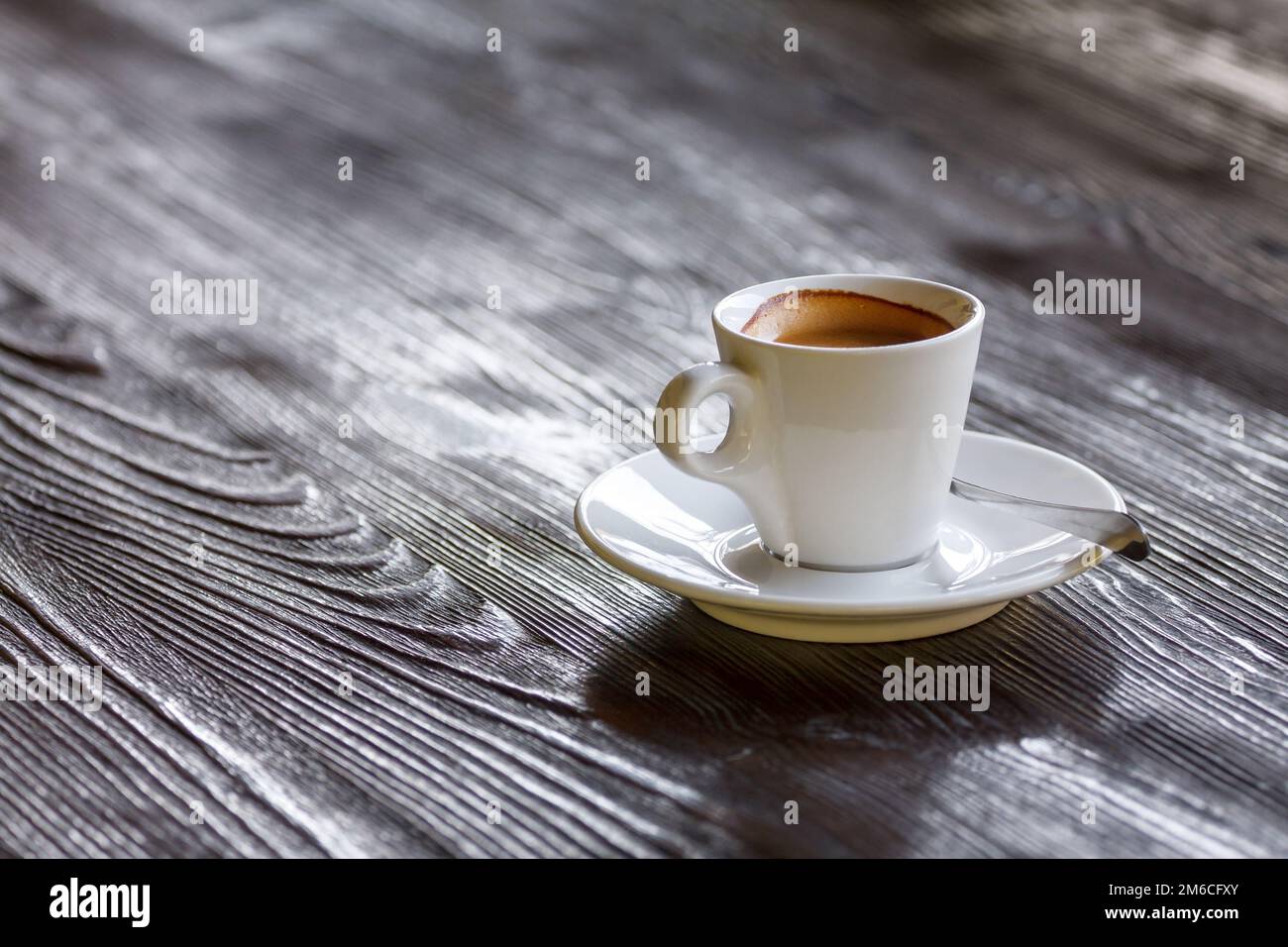 Wooden table coffee hi-res stock photography and images - Alamy