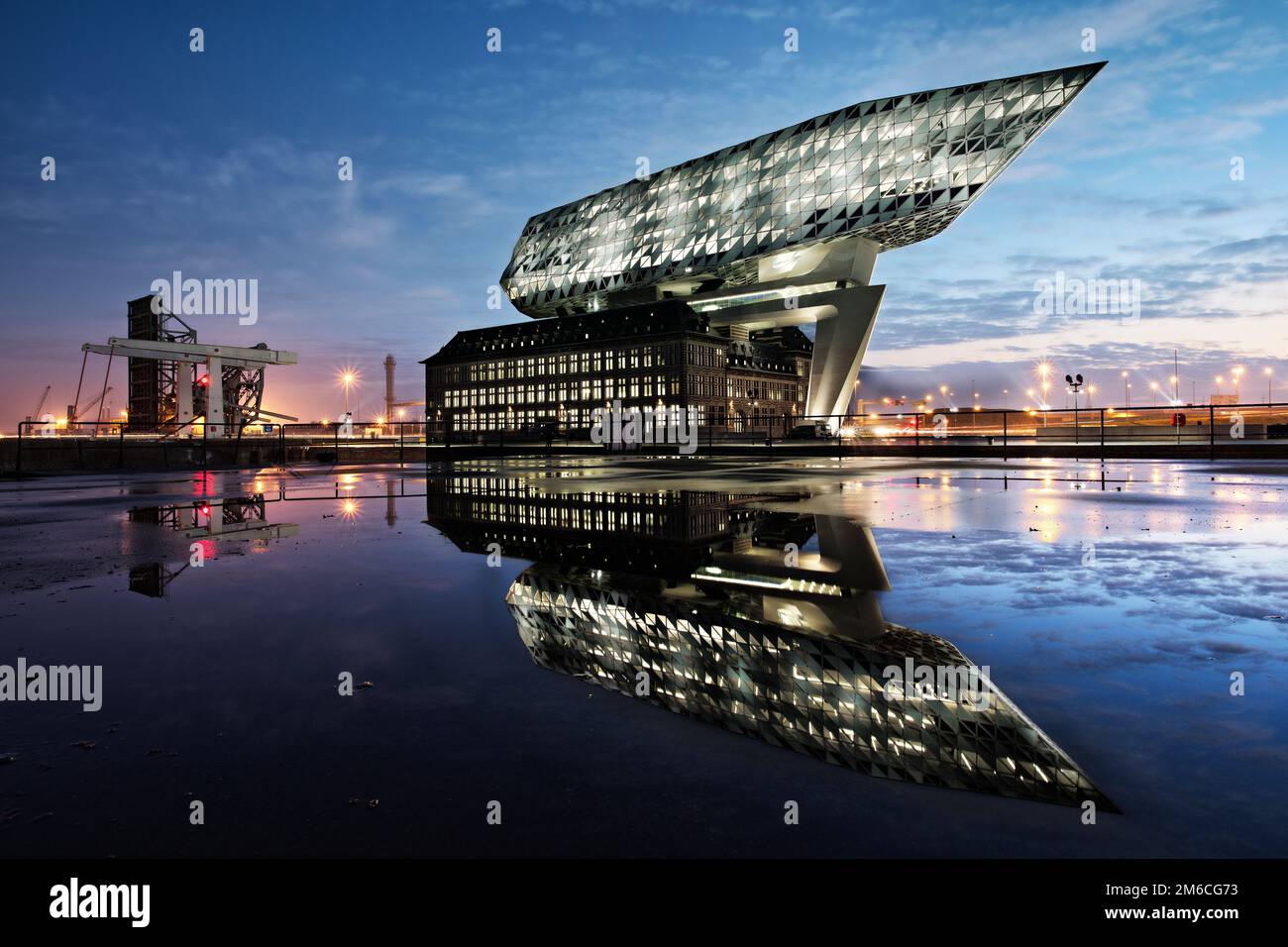 Port house antwerp zaha hadid hi-res stock photography and images - Alamy