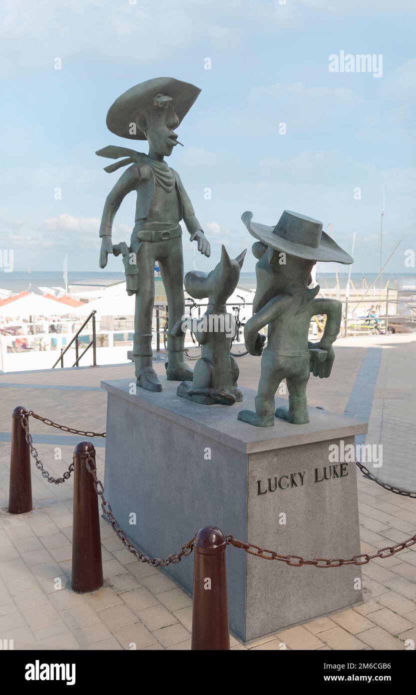 Middelkerke, West Flanders - Belgium - 11.07.2020. Monument to ...