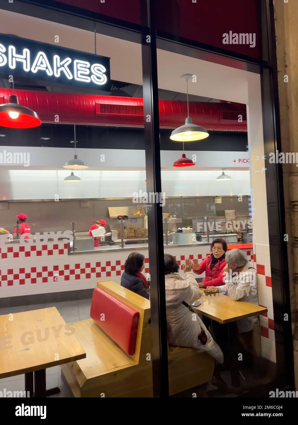 Strasbourg, France - nov 11, 2022: Friday night - Asian ethnicity ...