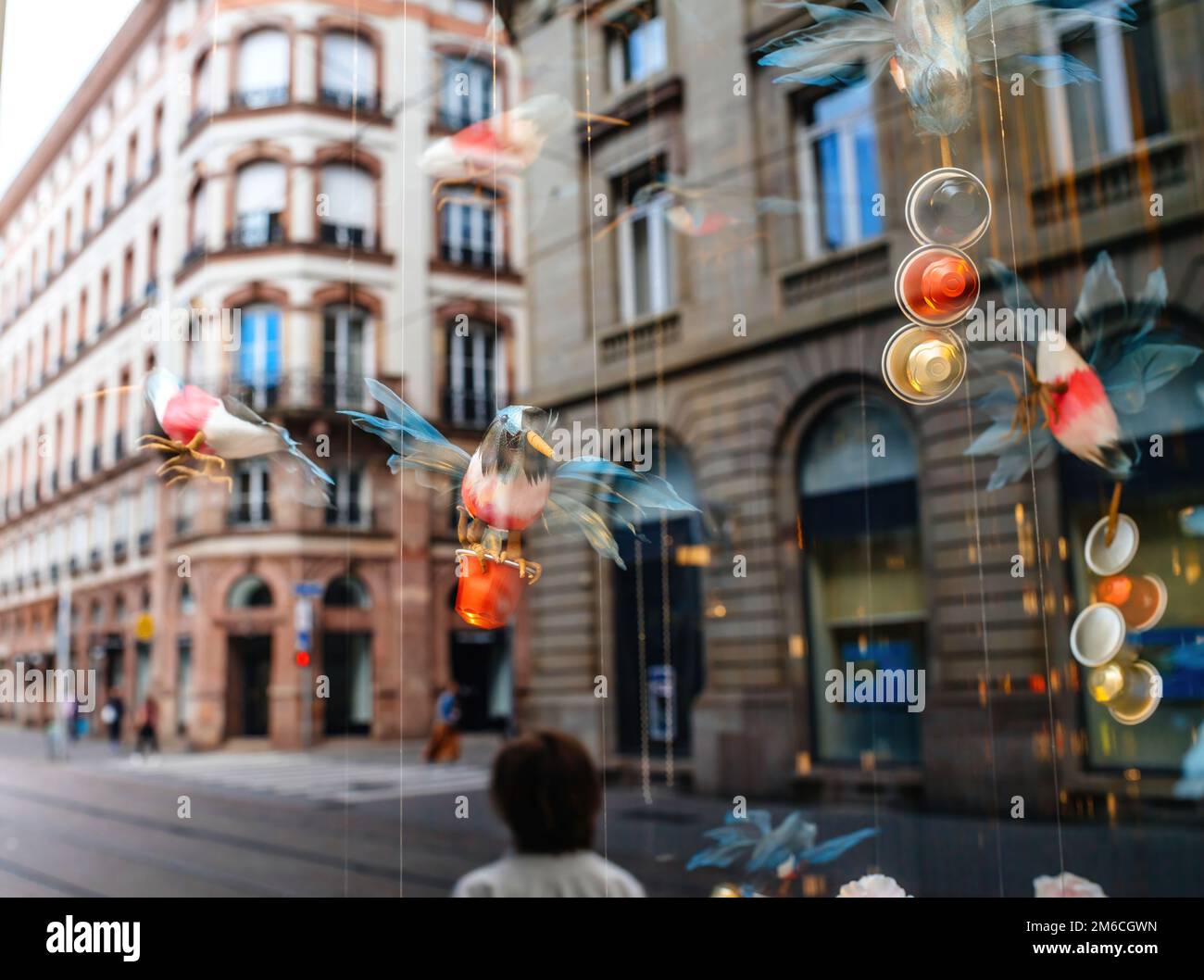 Strasbourg, France - Sep 9, 2022: colibri birds holding Nespresso ...