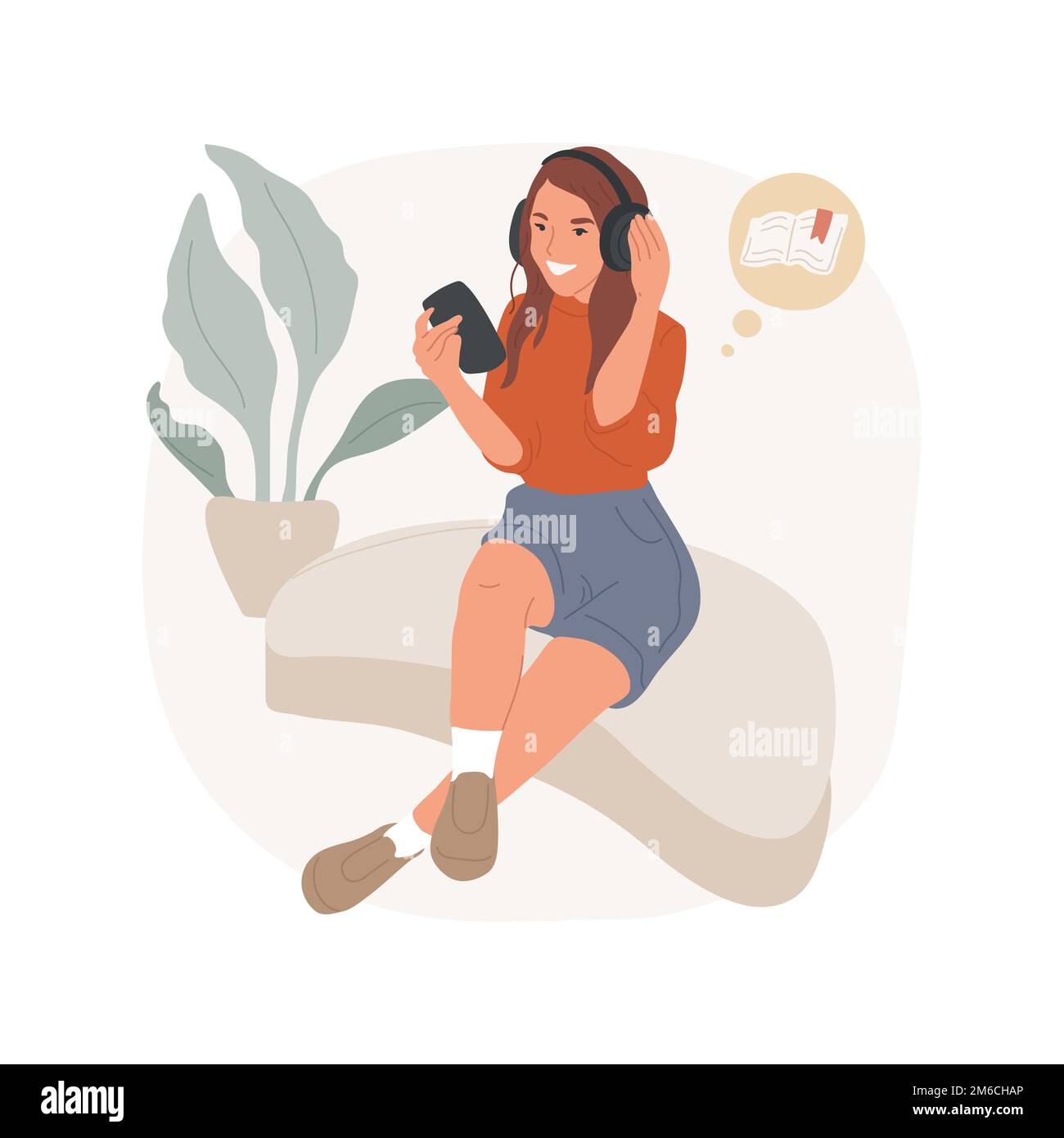 Cartoonish girl vector hi-res stock photography and images - Alamy