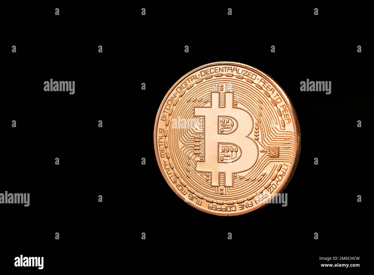 Gold coin black background hi-res stock photography and images - Alamy
