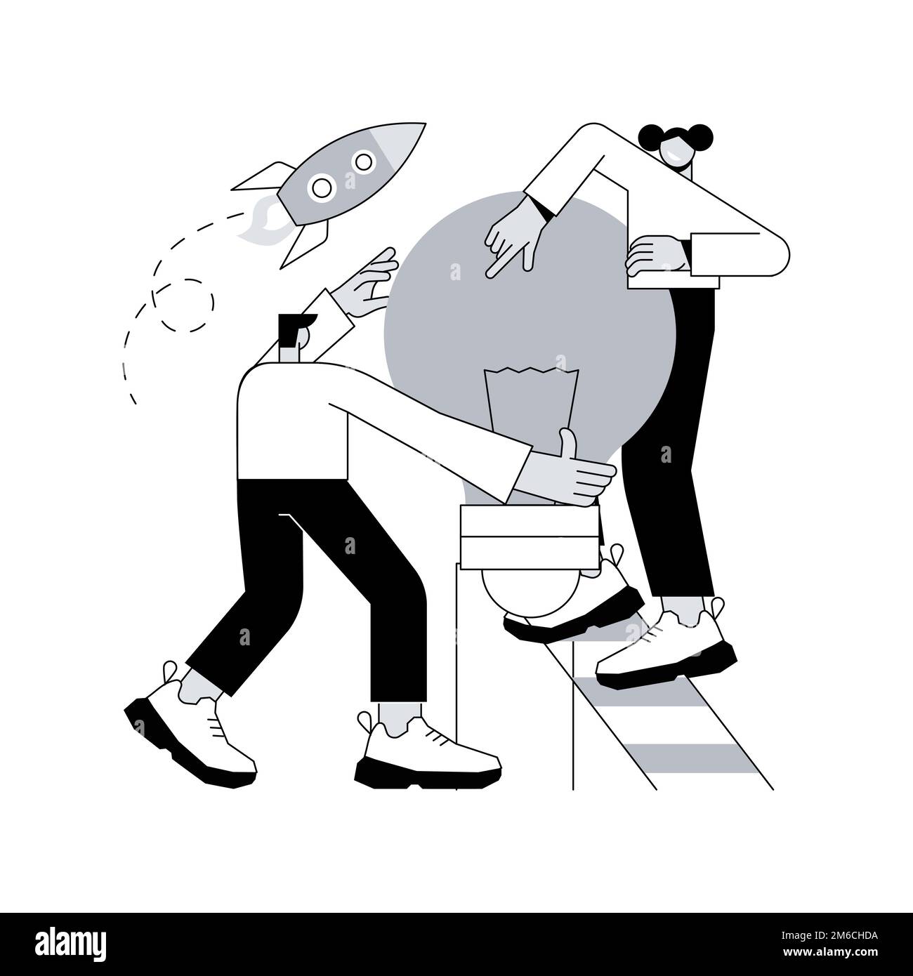 Strategic objectives cartoon hi-res stock photography and images - Alamy