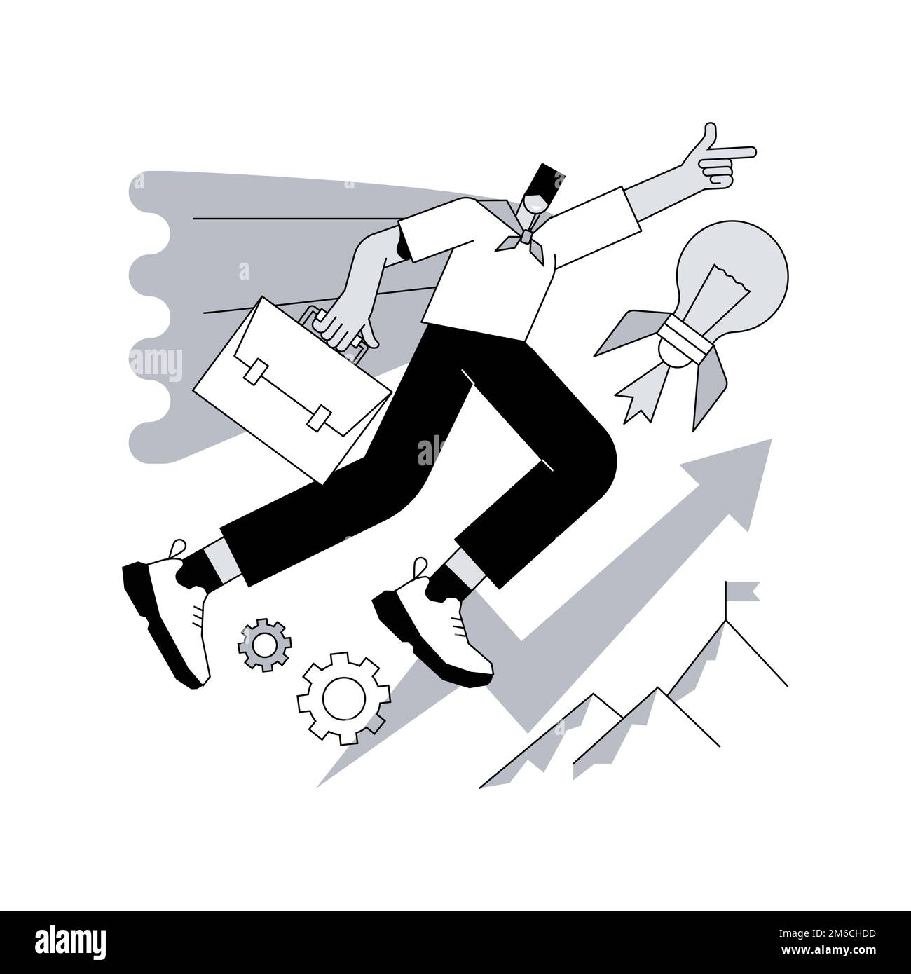 Business mission abstract concept vector illustration. Mission ...