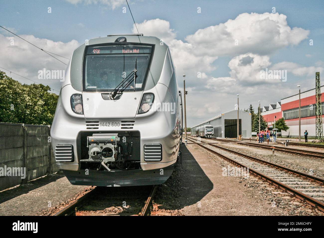 Commissioning of Commuter-trains for Deutsche Bahn Stock Photo - Alamy