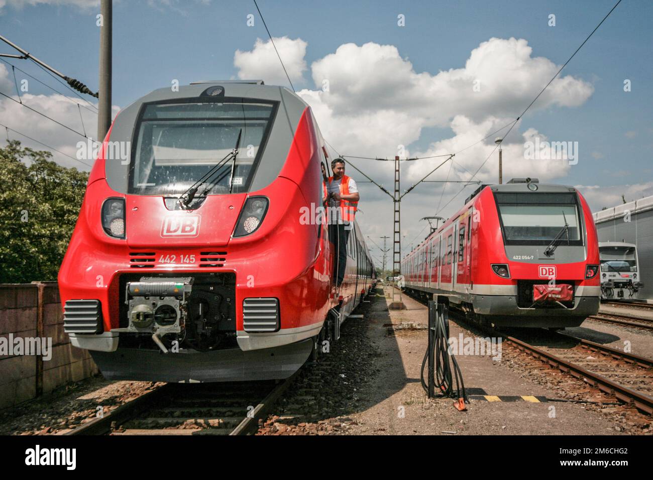 Commissioning of Commuter-trains for Deutsche Bahn Stock Photo - Alamy