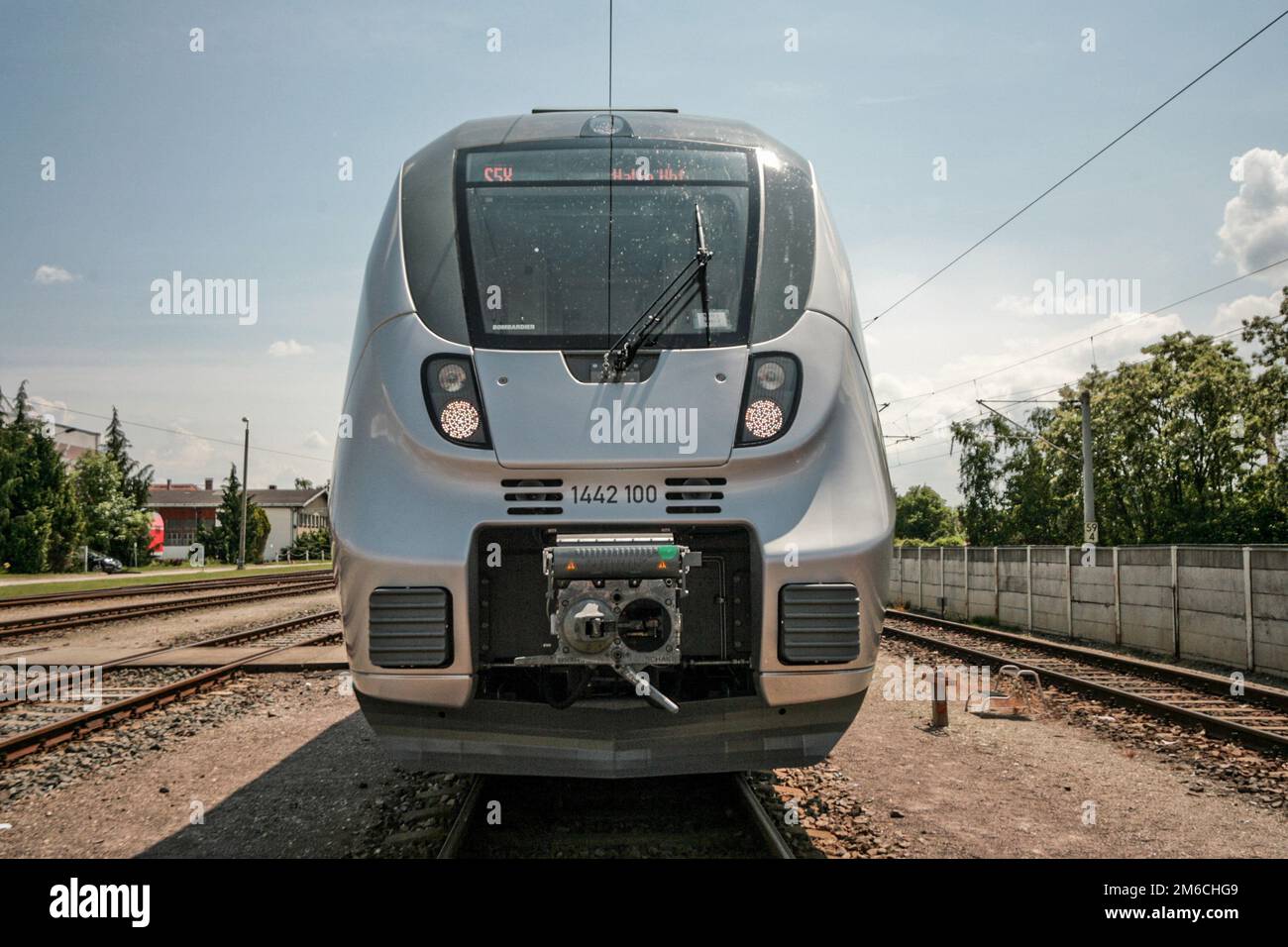 Commissioning of Commuter-trains for Deutsche Bahn Stock Photo - Alamy