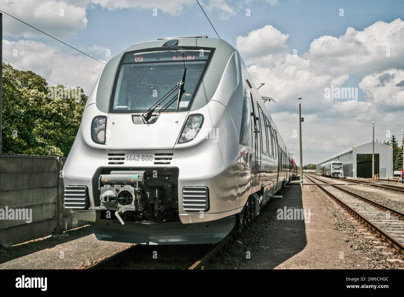 Commissioning of Commuter-trains for Deutsche Bahn Stock Photo - Alamy
