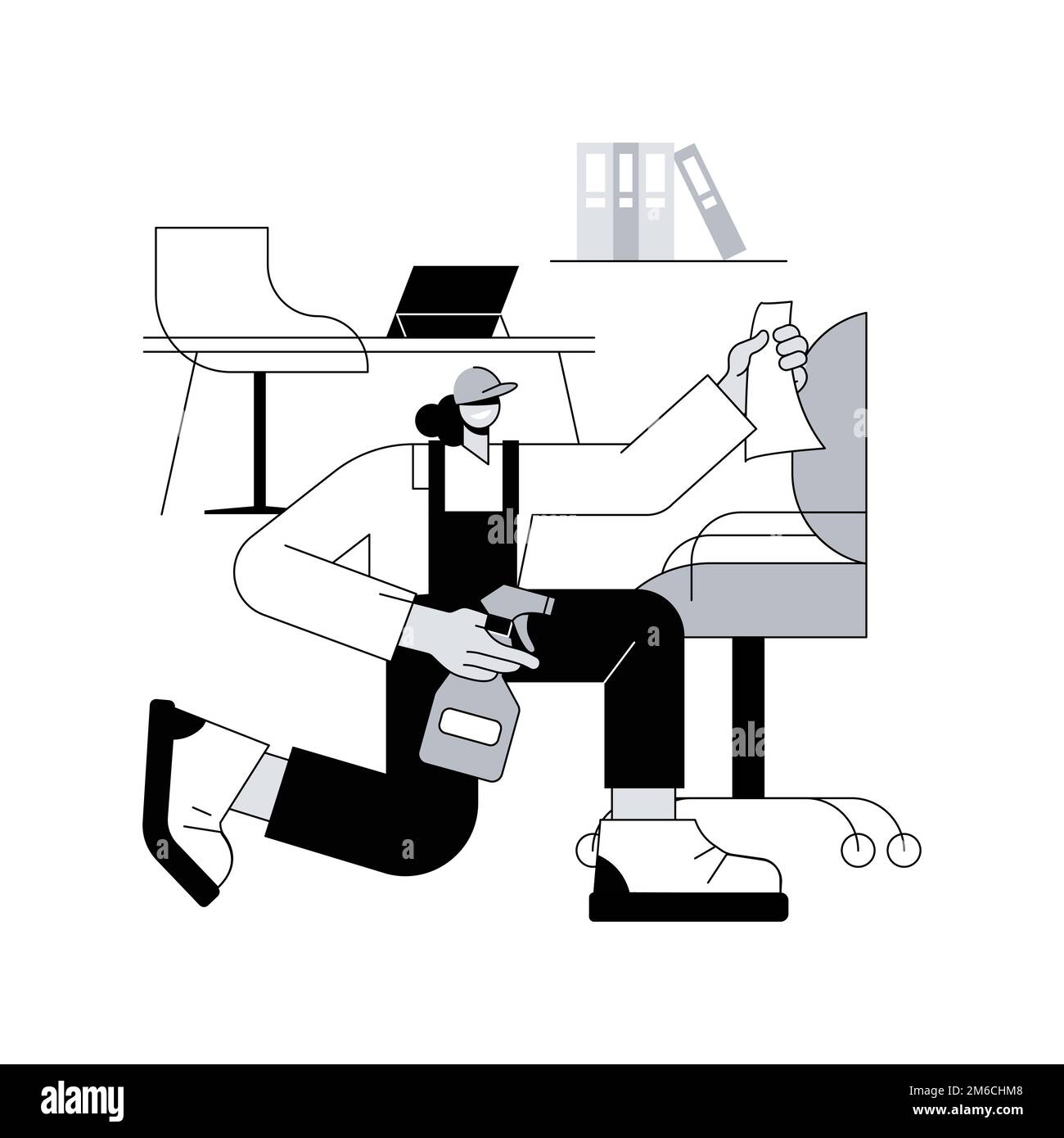 Commercial cleaning abstract concept vector illustration. Cleaning ...