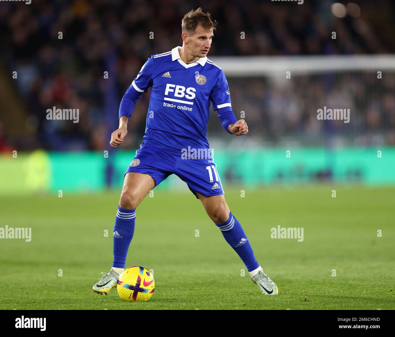 Leicester, England, 3rd January 2023. Marc Albrighton of Leicester City ...