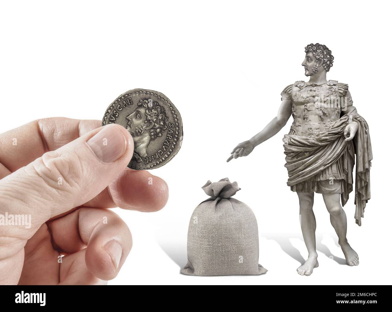 Give back to Caesar what is his Stock Photo - Alamy