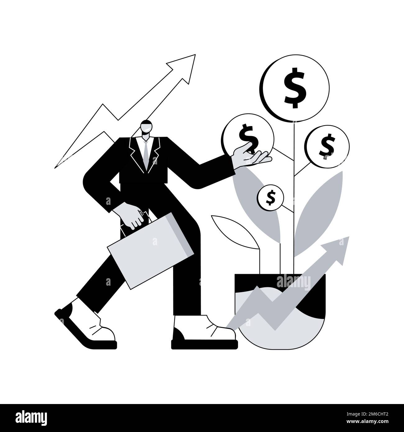 Sustainable business abstract concept vector illustration ...