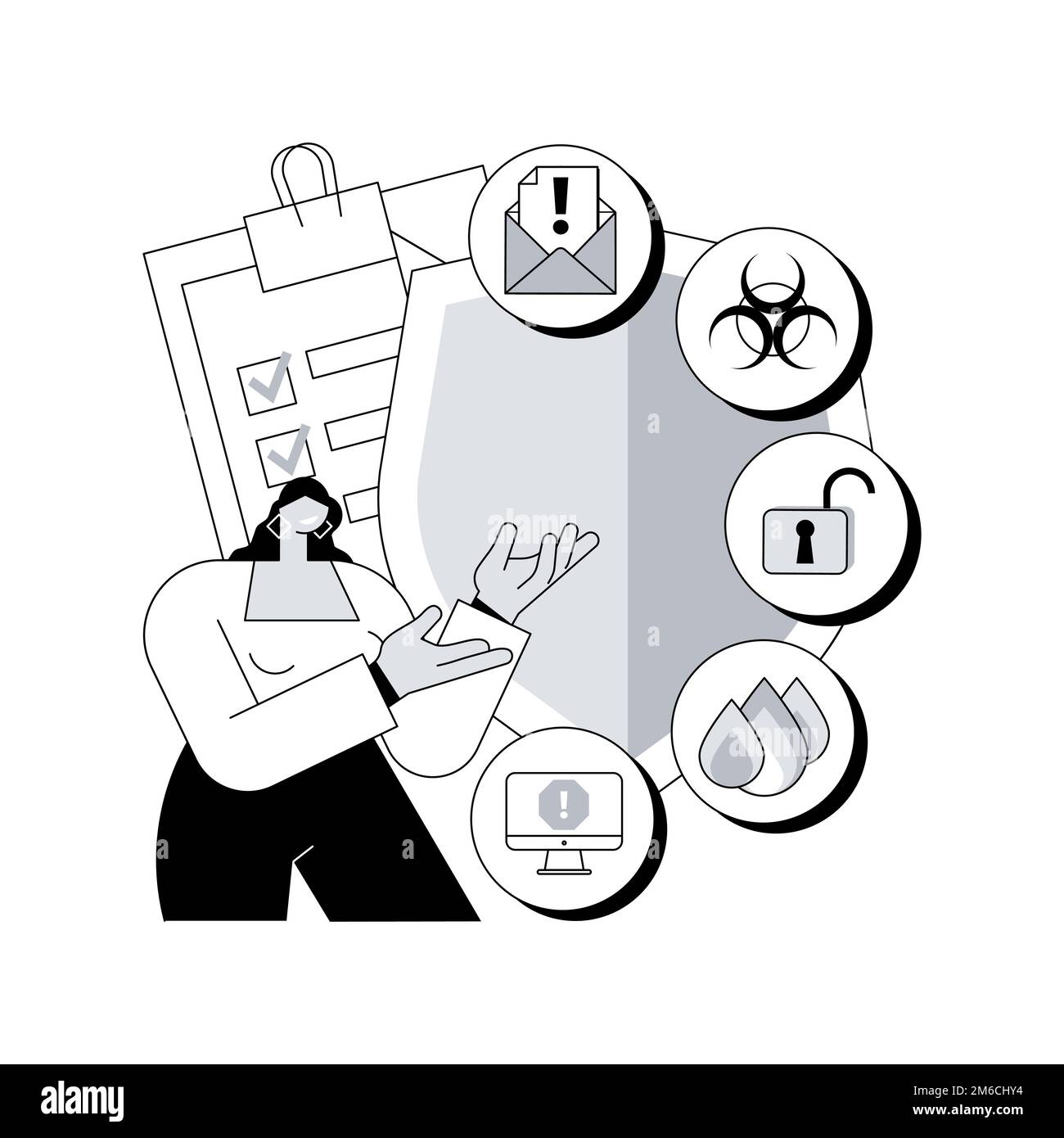 Business Continuity And Disaster Recovery Abstract Concept Vector
