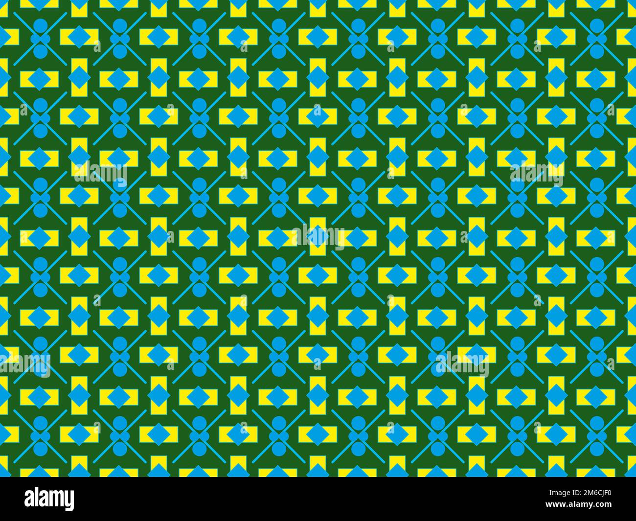 Geometric shapes of different shapes on a seamless colored pattern ...
