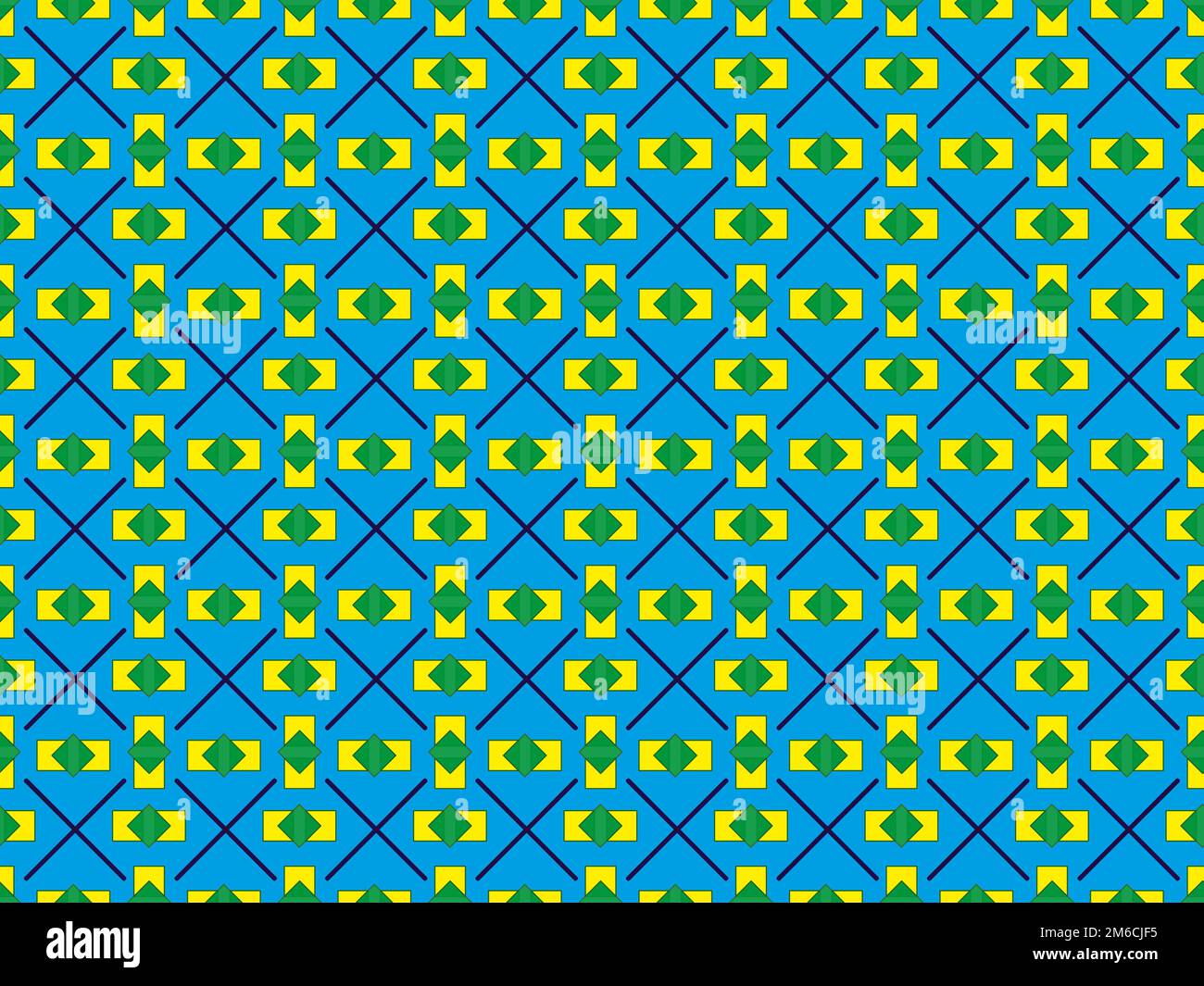 Geometric shapes of different shapes on a seamless colored pattern ...