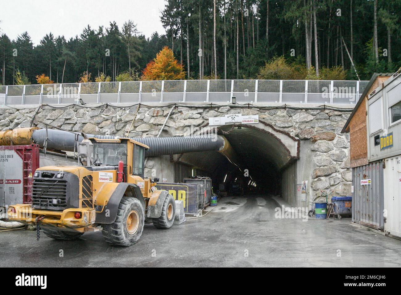 Tunnel construction site Brenner Base Tunnel Stock Photo - Alamy Tunnel construction site Brenner Base Tunnel Stock Photo - Alamy