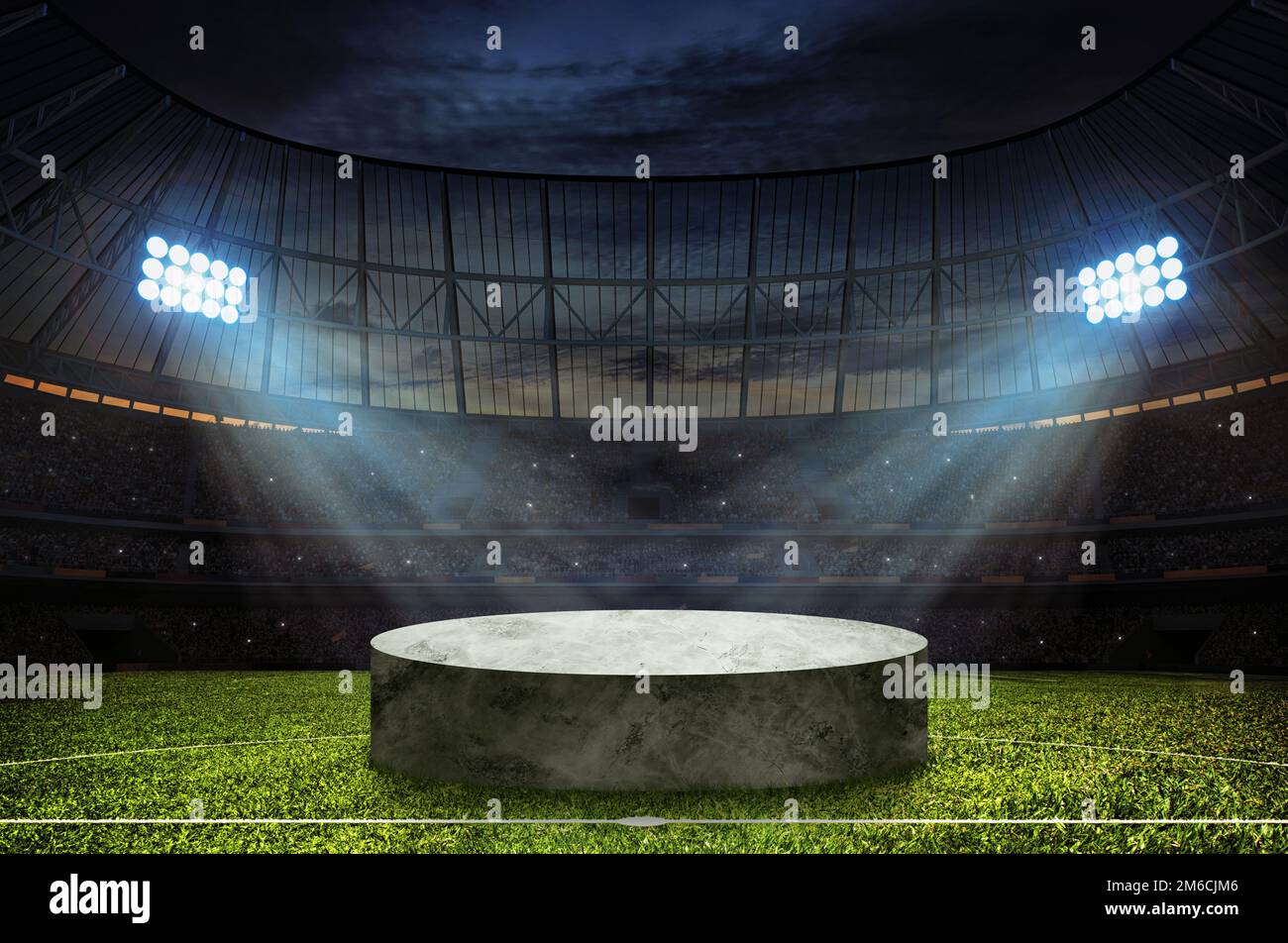 Soccer podium stadium hi-res stock photography and images - Alamy