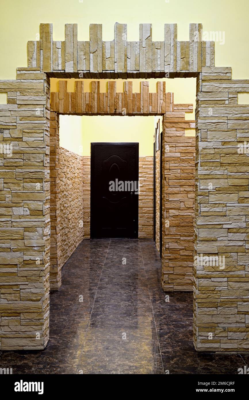 Interior of entrance in a modern apartment building Stock Photo - Alamy