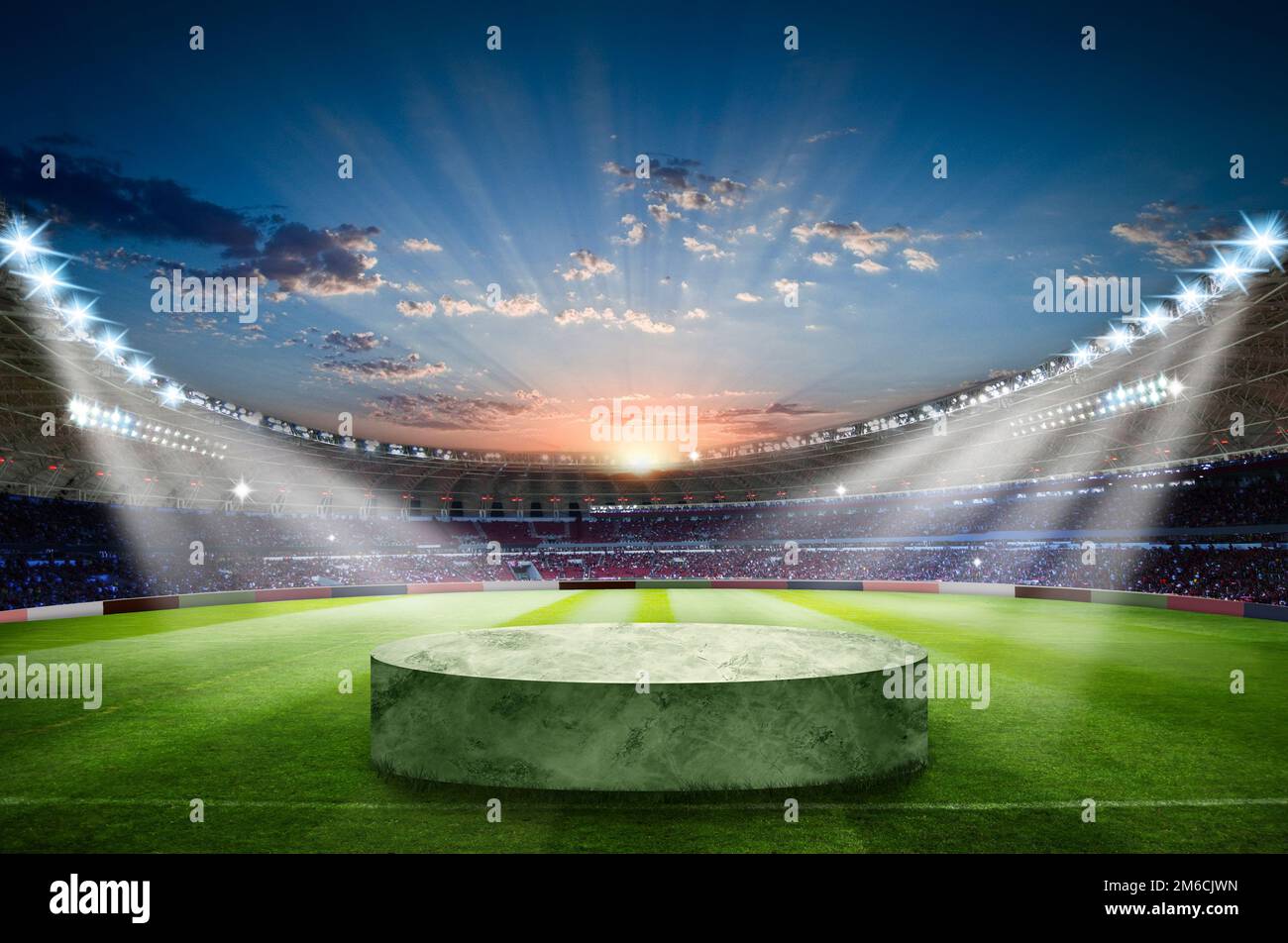 Soccer podium stadium hi-res stock photography and images - Alamy